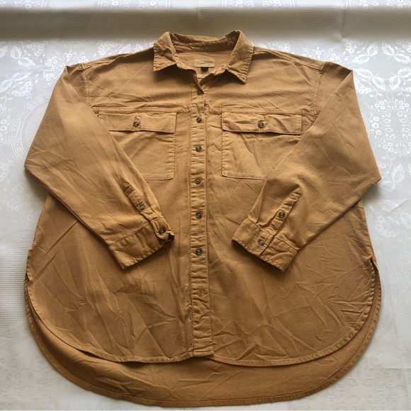 Universal Thread | Shirts | Universal Thread Buttonup Jacquard Mustard ...
